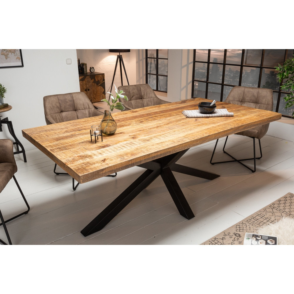 Buy Detroit Mango Wood Dining Table | Angel Furniture